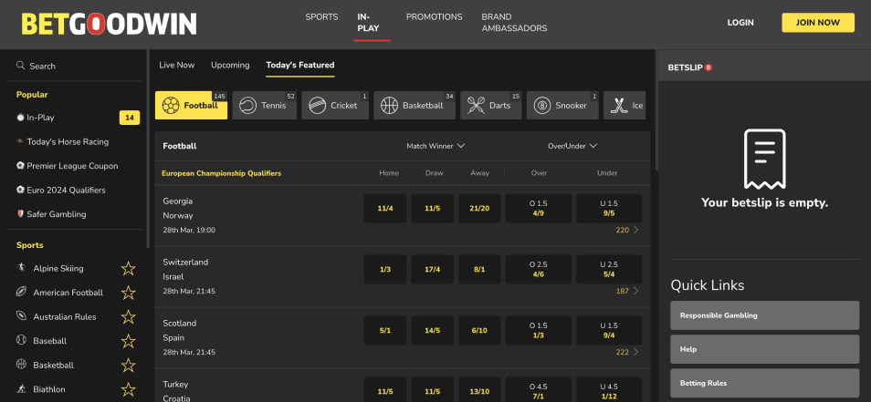 BetGoodWin UK: Login & Sign up to BetGoodWin Betting Site - Bonuses ...